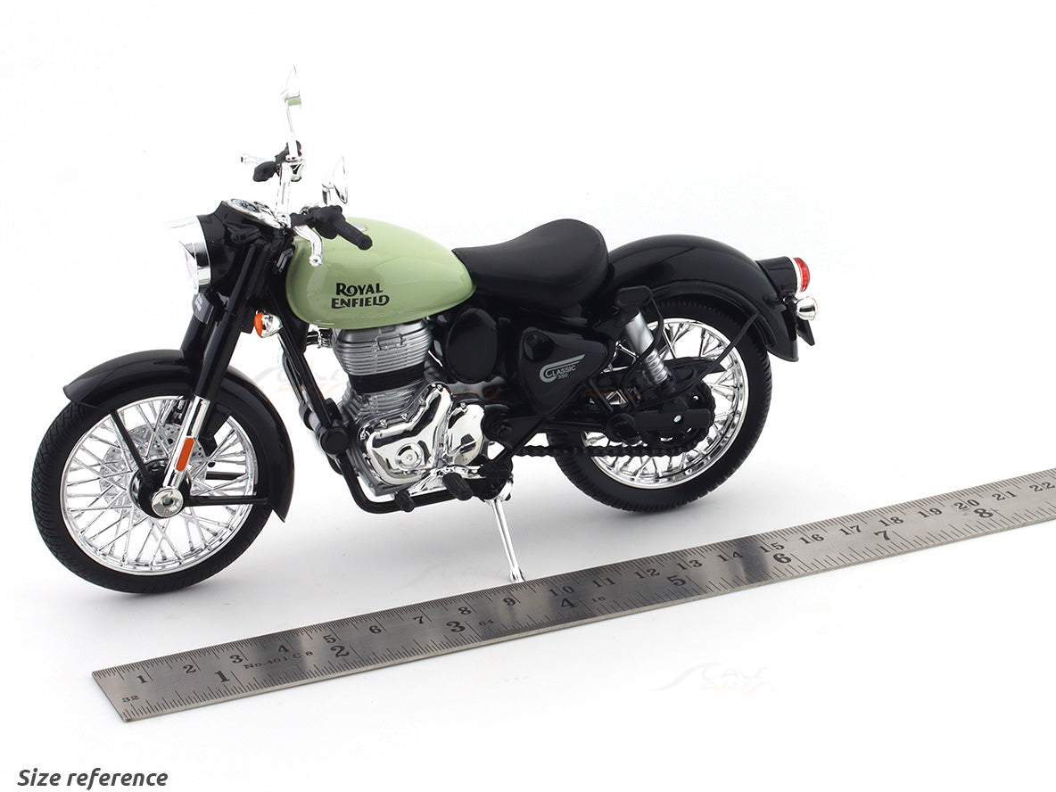 Royal Enfield Classic 350 Redditch Green 1:12 Maisto licensed diecast ...