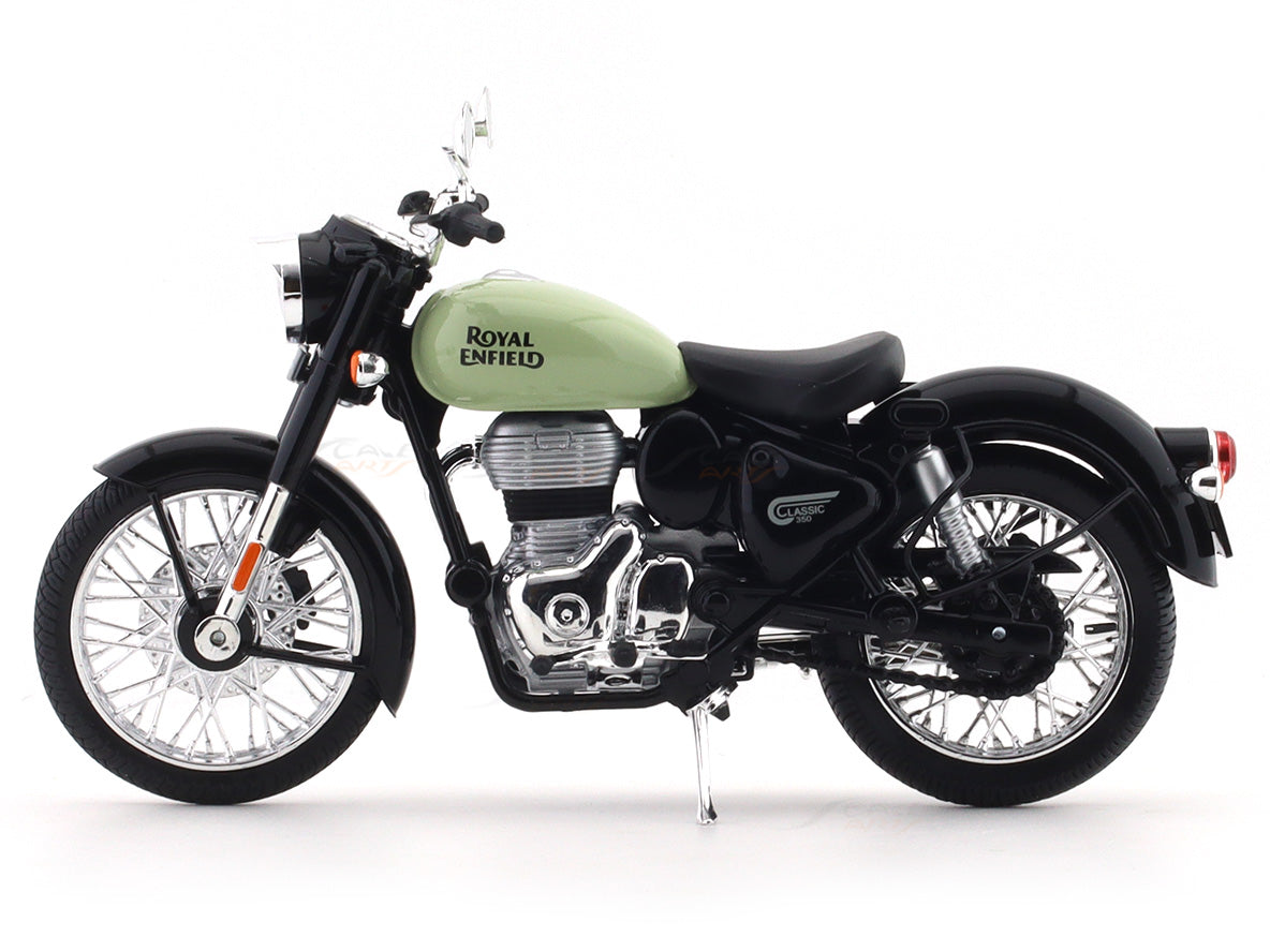 Royal Enfield Classic 350 Redditch Green 1:12 Maisto licensed diecast ...