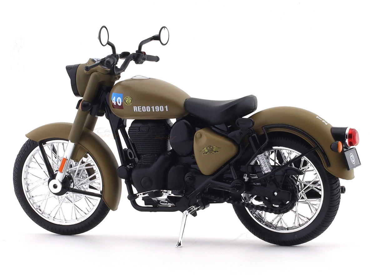 Royal Enfield Classic 350 Signals Sandstorm 1:12 Maisto licensed ...