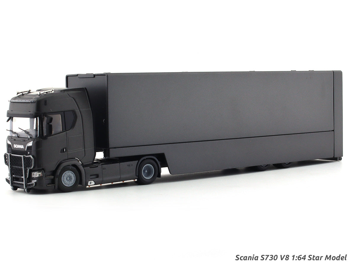 Scania S730 V8 1:64 Star Model diecast scale truck trailer transporter ...