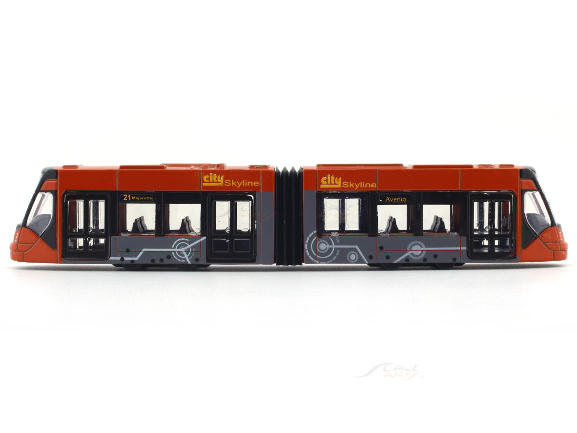 Siemens Avenio Tram orange 1:100 Majorette scale model bus | Scale Arts ...