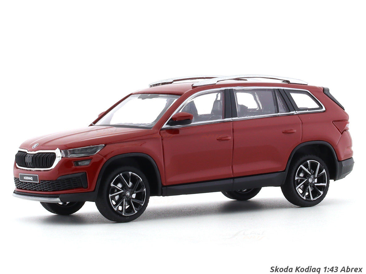 Skoda Kodiaq Red 1:43 Abrex diecast scale model car collectible | Scale ...