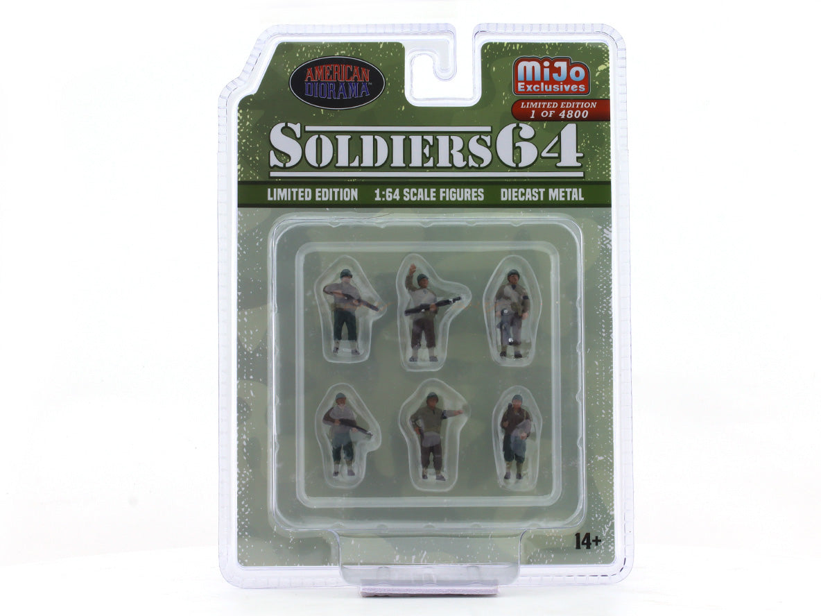 Soldiers Set 1:64 American Diorama miniature figures scale model ...