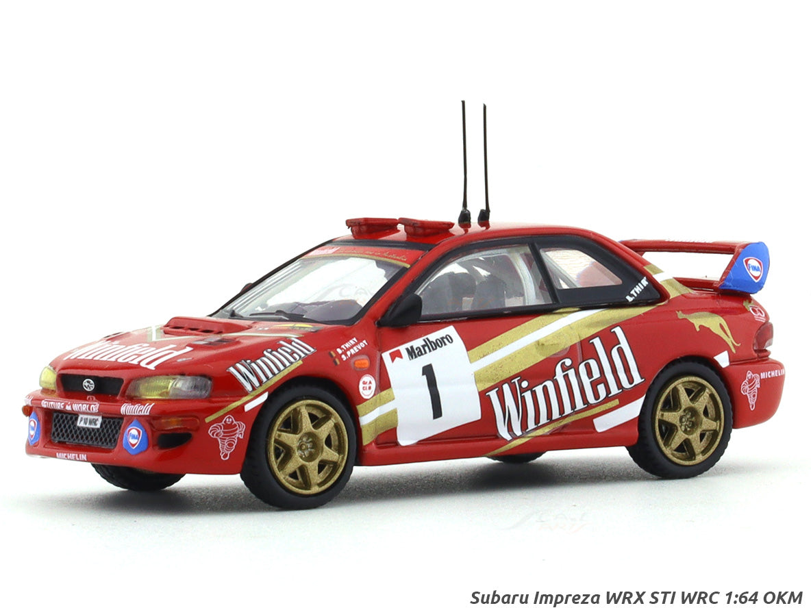 Subaru Impreza WRX STI WRC #1 1:64 OKM diecast scale model miniature ...