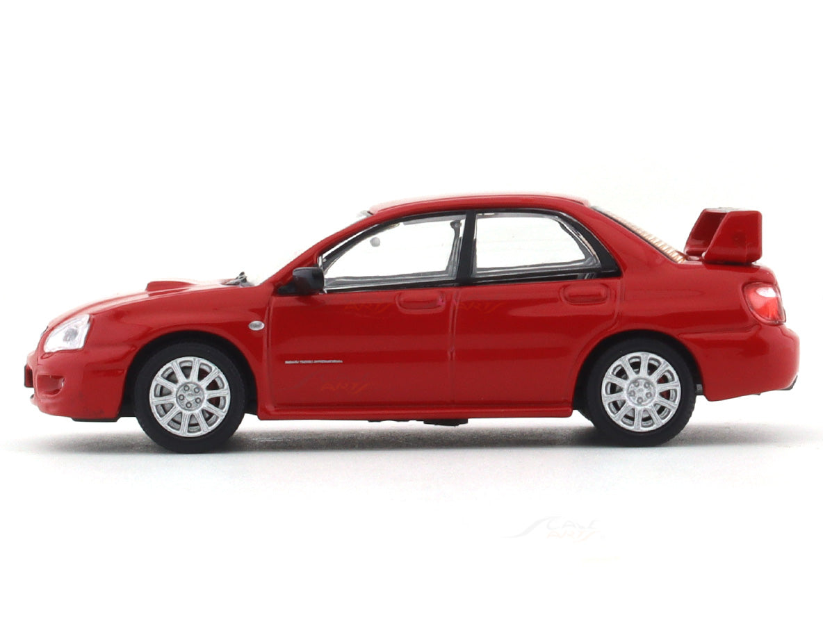 Subaru Impreza WRX STI red 1:64 MC64 diecast scale car collectible ...