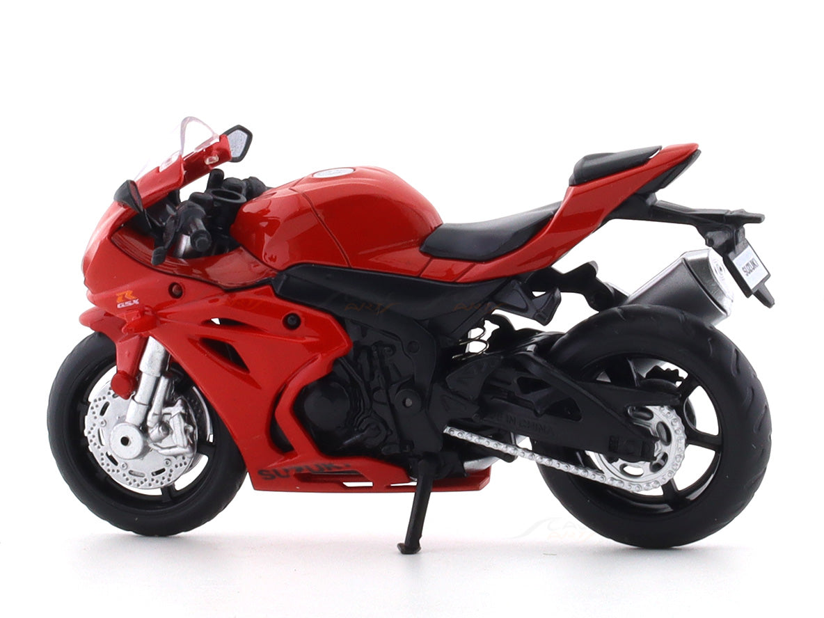 Suzuki GSX R1000 red 1:18 MSZ licensed diecast scale model bike ...