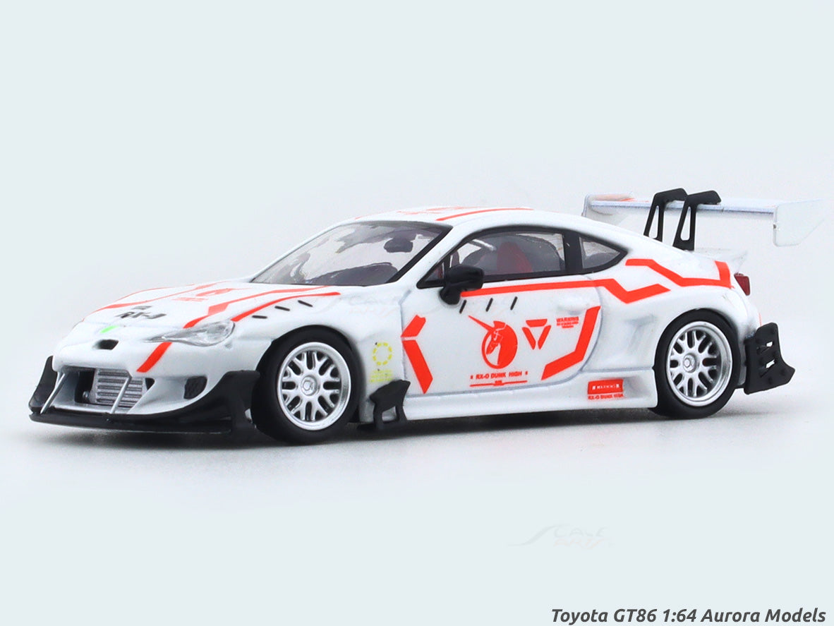 Toyota GT86 white 1:64 Aurora Models diecast scale model collectible ...