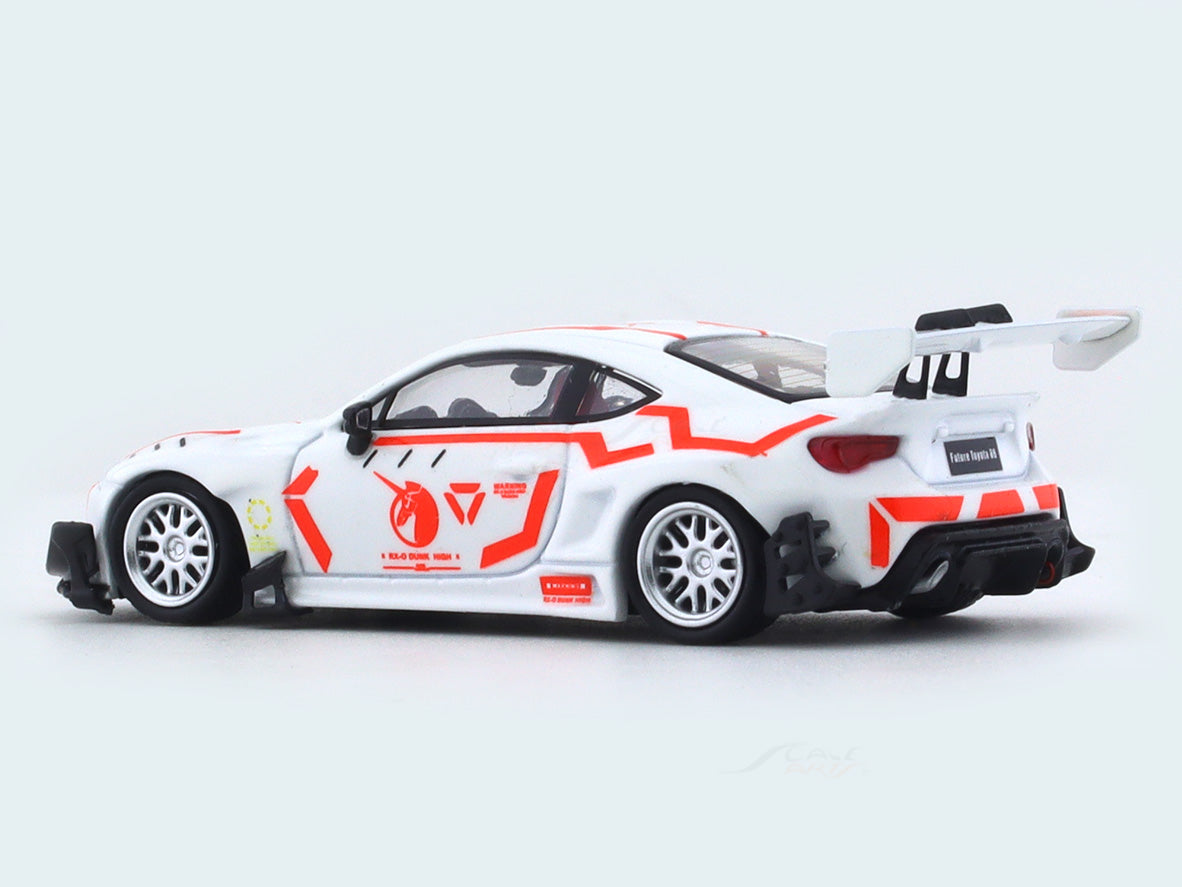 Toyota GT86 white 1:64 Aurora Models diecast scale model collectible ...