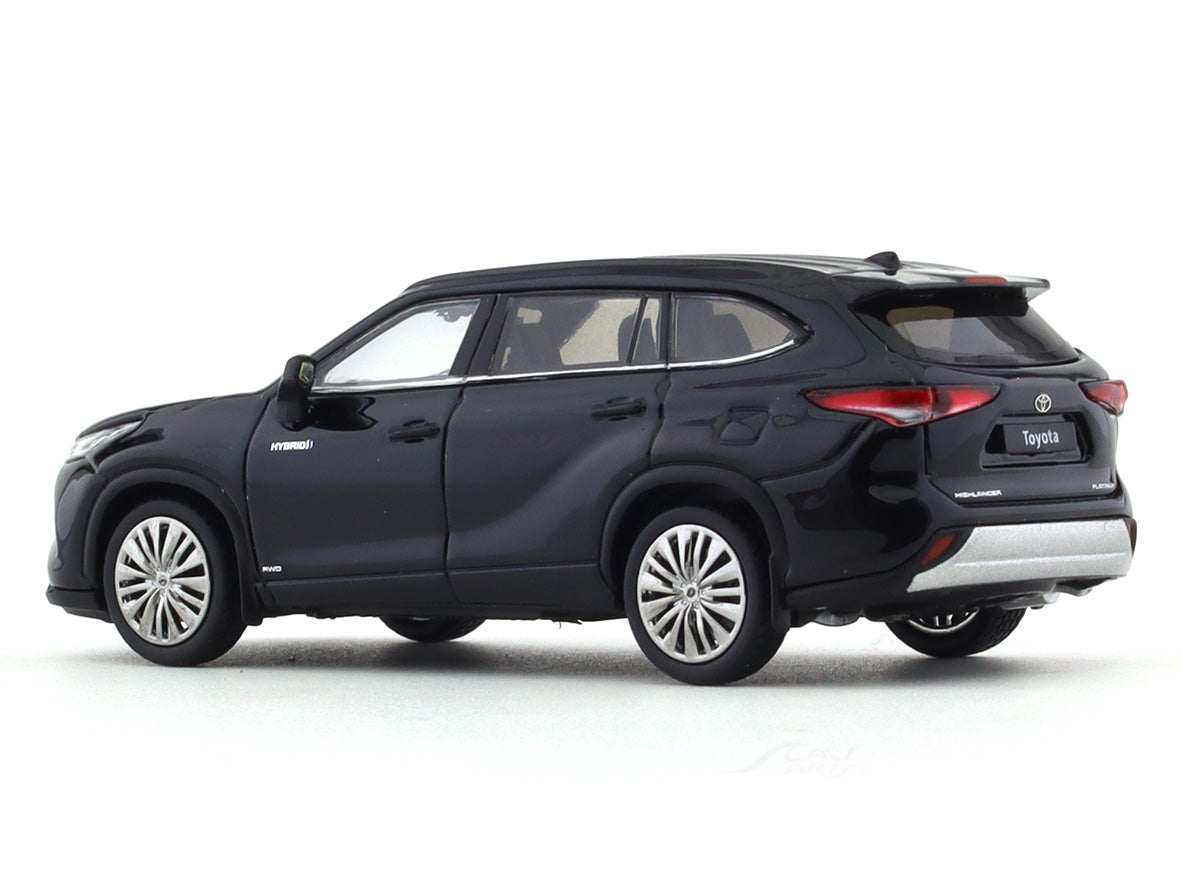 Toyota Highlander Hybrid black 1:64 LCD diecast scale model collectible ...