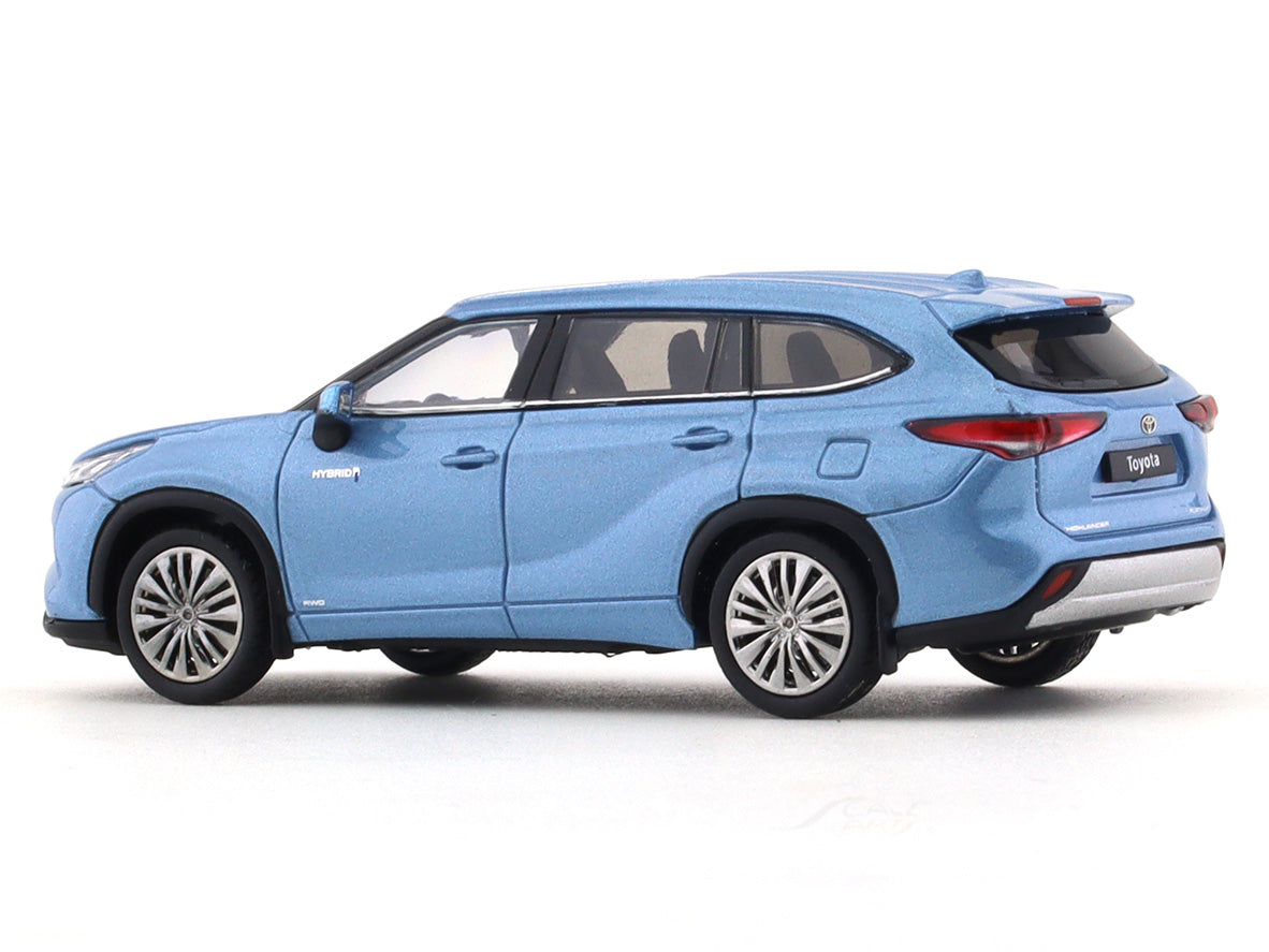 Toyota Highlander Hybrid light blue 1:64 LCD diecast scale model ...
