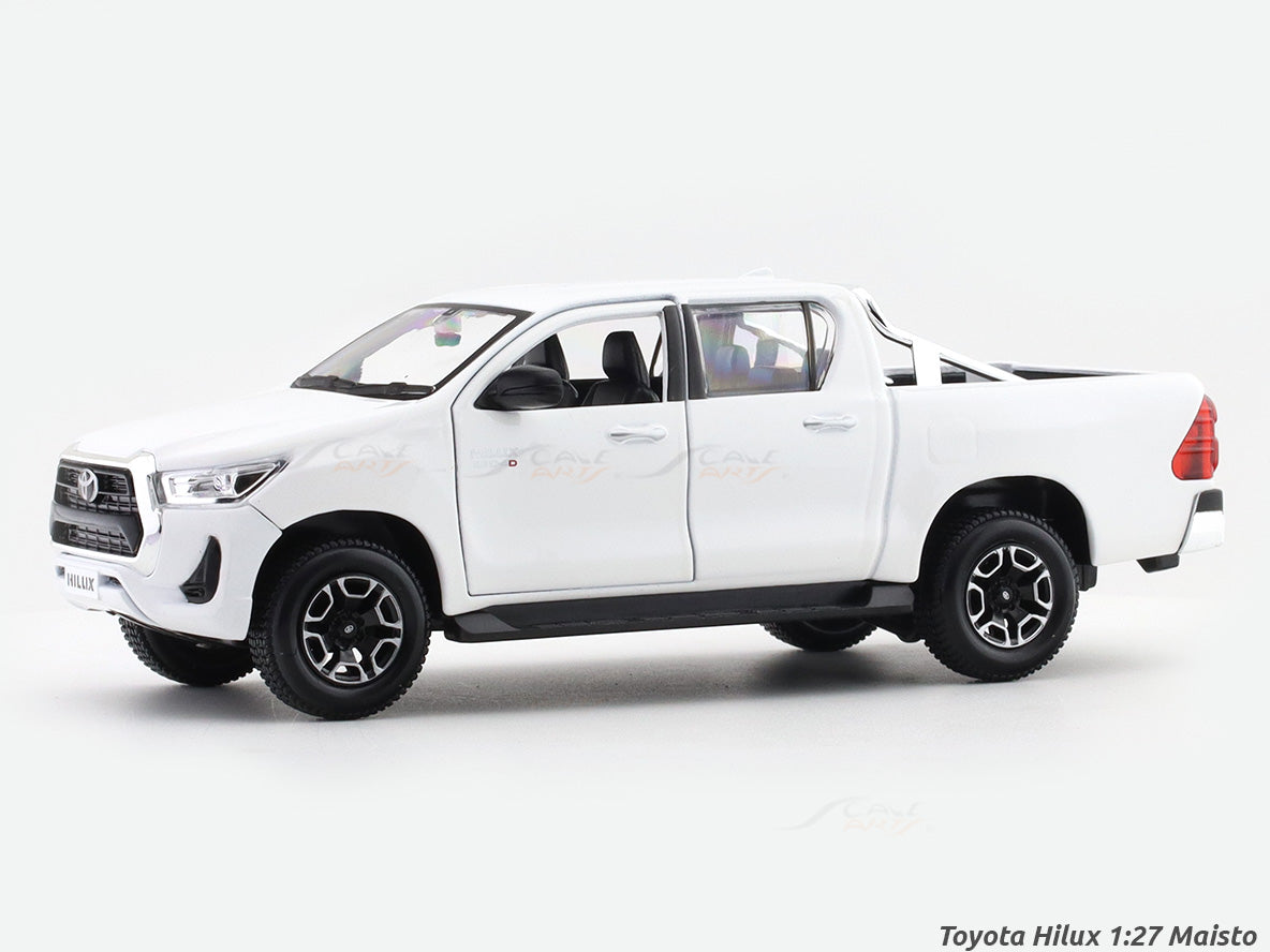 Toyota Hilux White 1:27 Maisto licensed diecast Scale Model car ...