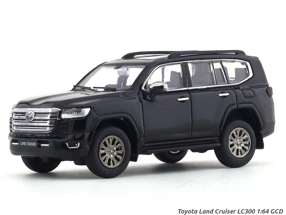 Toyota Land Cruiser LC300 black 1:64 GCD licensed diecast scale model ...