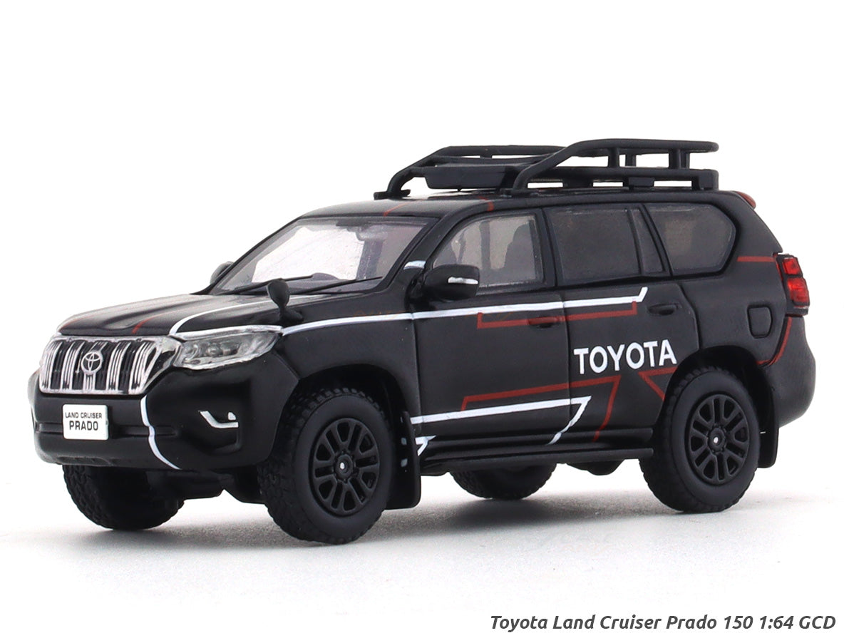 Toyota Land Cruiser Prado 150 Black 1:64 GCD diecast scale model ...