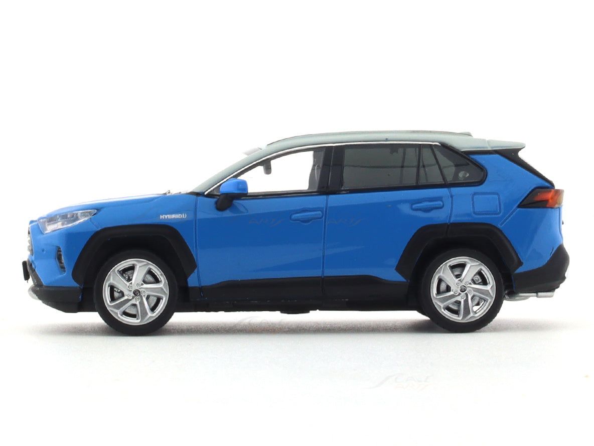 Toyota RAV4 blue 1:64 LCD Model diecast scale model car collectible ...