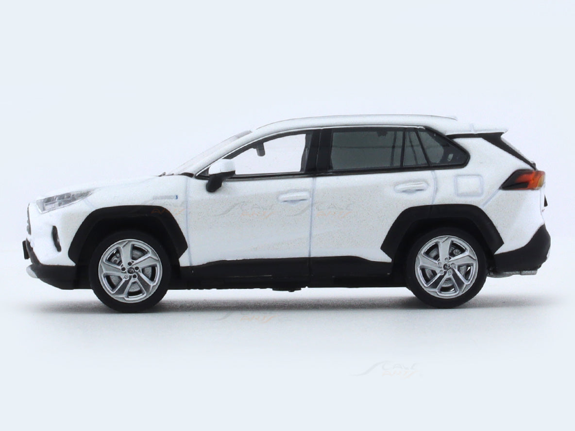 Toyota RAV4 white 1:64 LCD Model diecast scale model car collectible ...