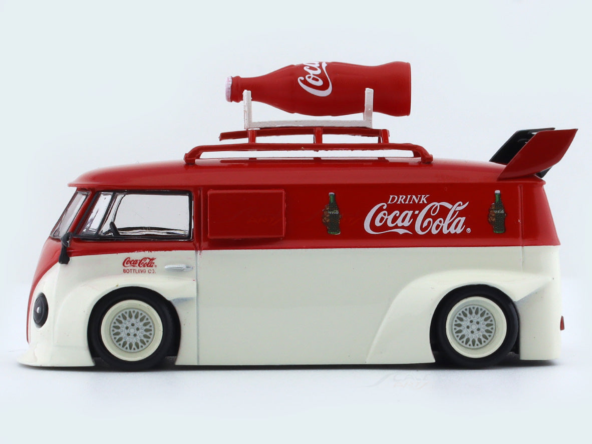 Volkswagen T1 Coca Cola beige red 1:64 Time Micro diecast scale model ...