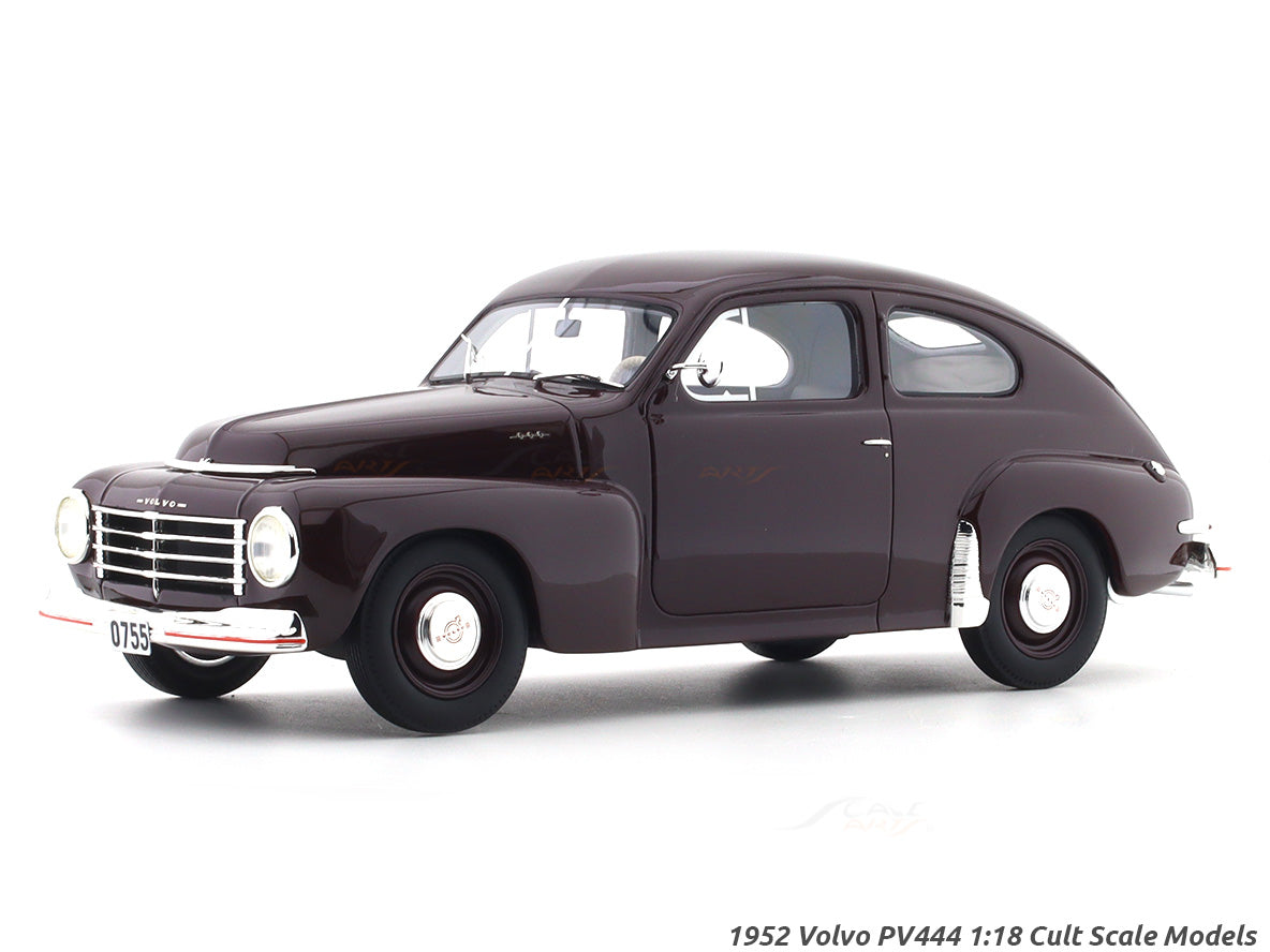 1952 Volvo PV444 maroon 1:18 Cult Models resin Scale Model car ...