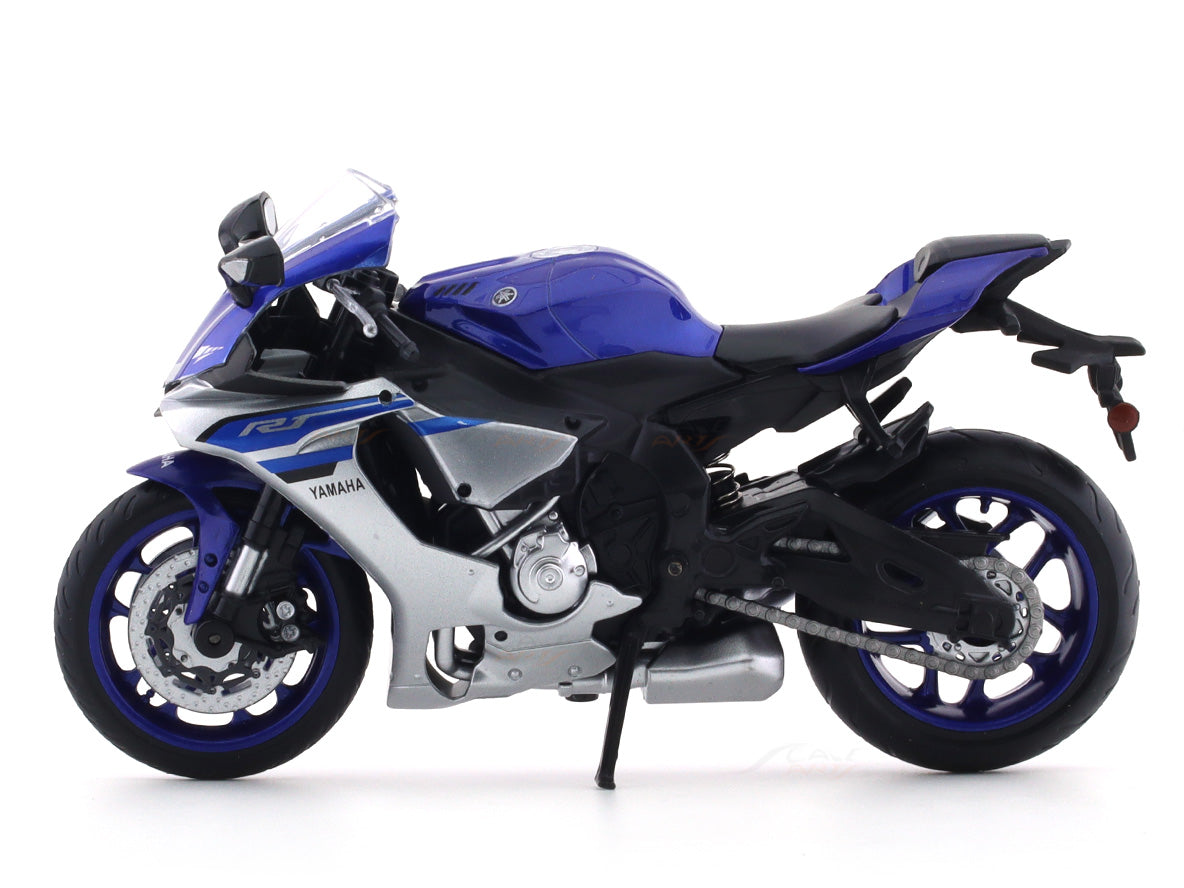 Yamaha YZF R1 Matte Blue 1:12 MSZ licensed diecast scale model bike ...