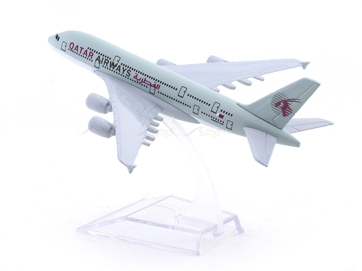 Airbus A380 Qatar Airways 1:400 Diecast Airplane Scale Model ...