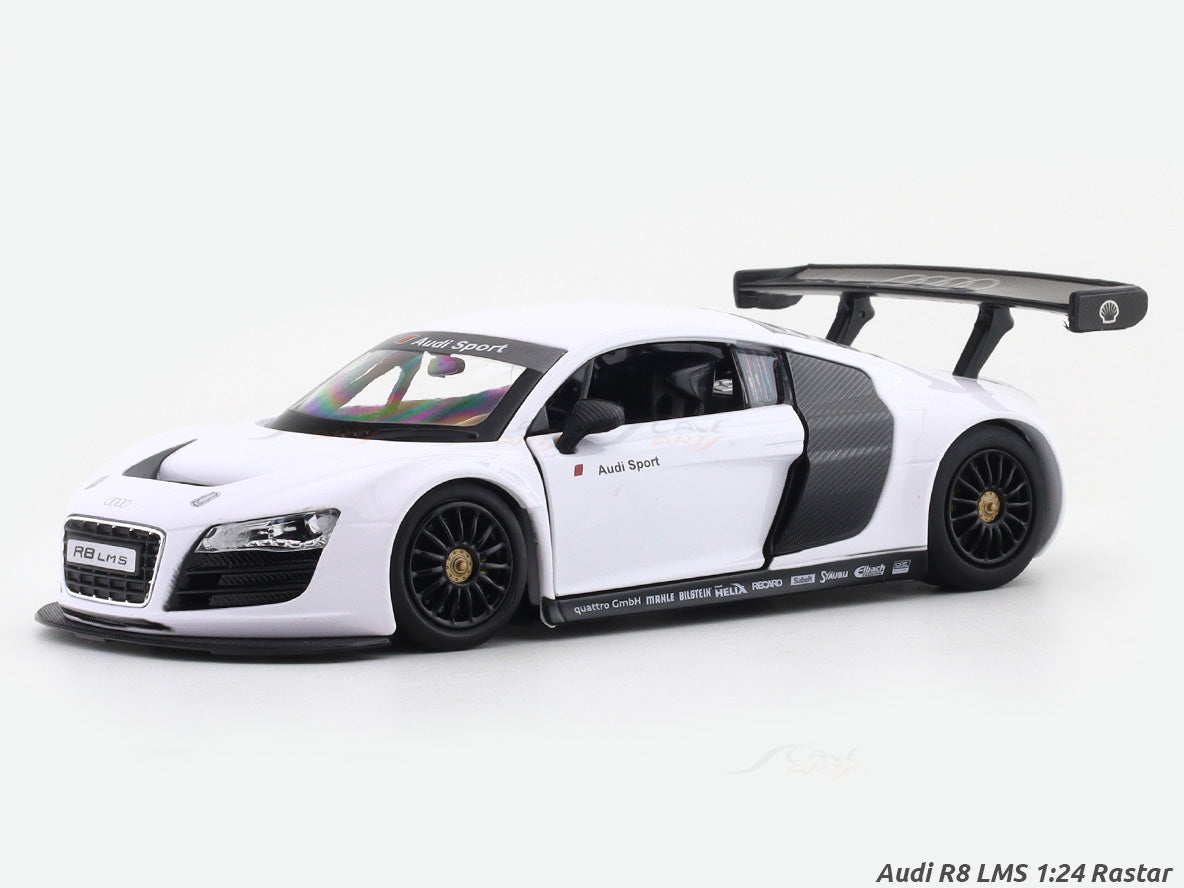 Audi R8 LMS White 1:24 Rastar licensed diecast alloy scale model car ...