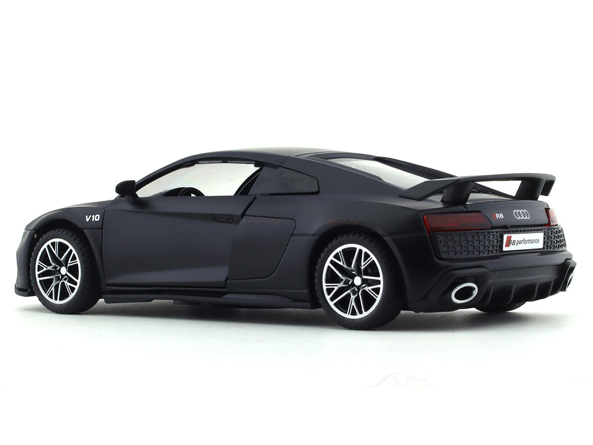 Audi R8 V10 Plus black 1:32 diecast toy car alloy toy | Scale Arts India