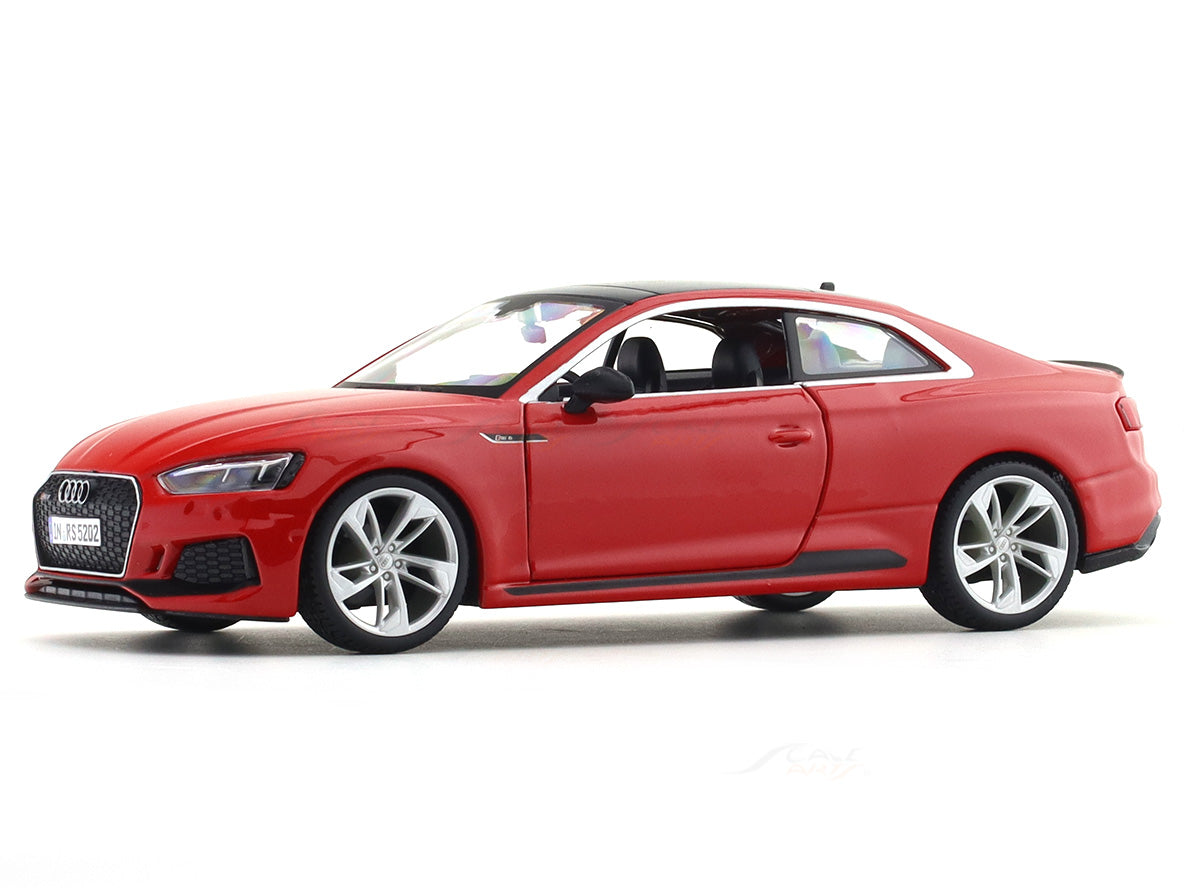 Audi RS 5 Coupe Red 1:24 Bburago with Acrylic Case Licensed Diecast ...
