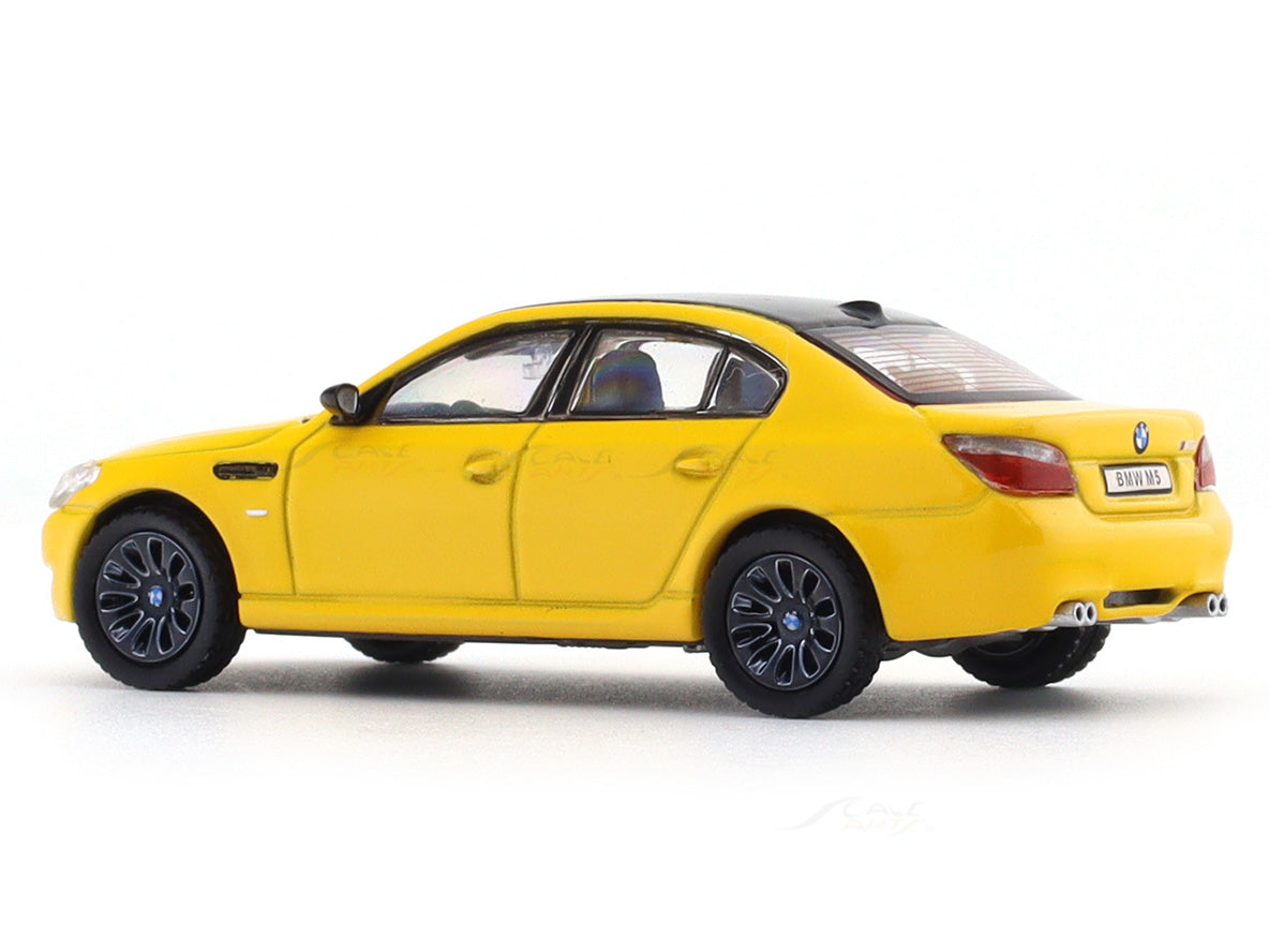 BMW M5 E60 Yellow 1:64 Shadow diecast scale model car miniature ...
