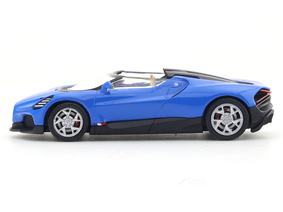 Bugatti Mistral blue 1:64 PosterCars licensed diecast scale model car ...