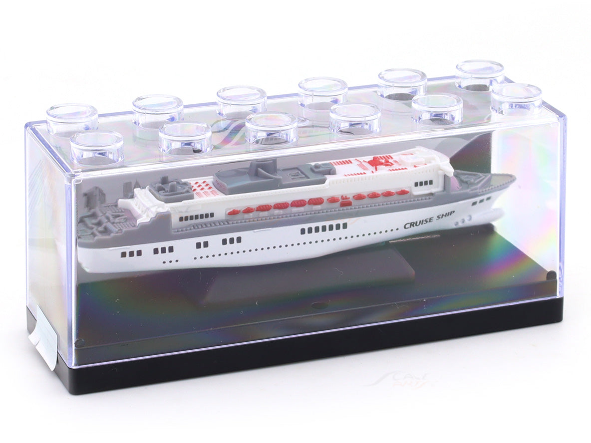 Cruise Ship white miniature scale model | Scale Arts India