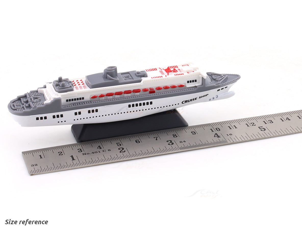 Cruise Ship white miniature scale model | Scale Arts India