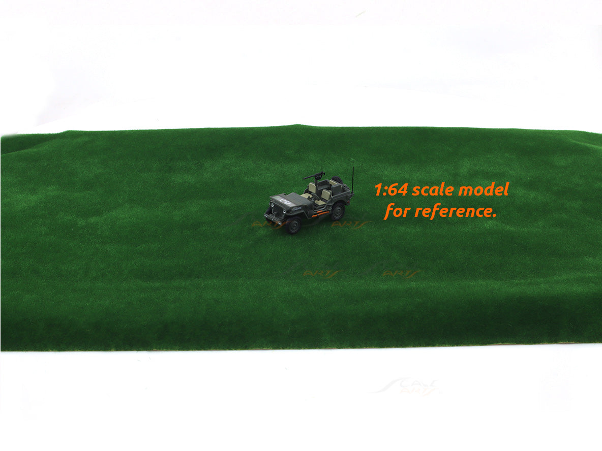Dark Green Grass mat for diorama making / scale models | Scale Arts India