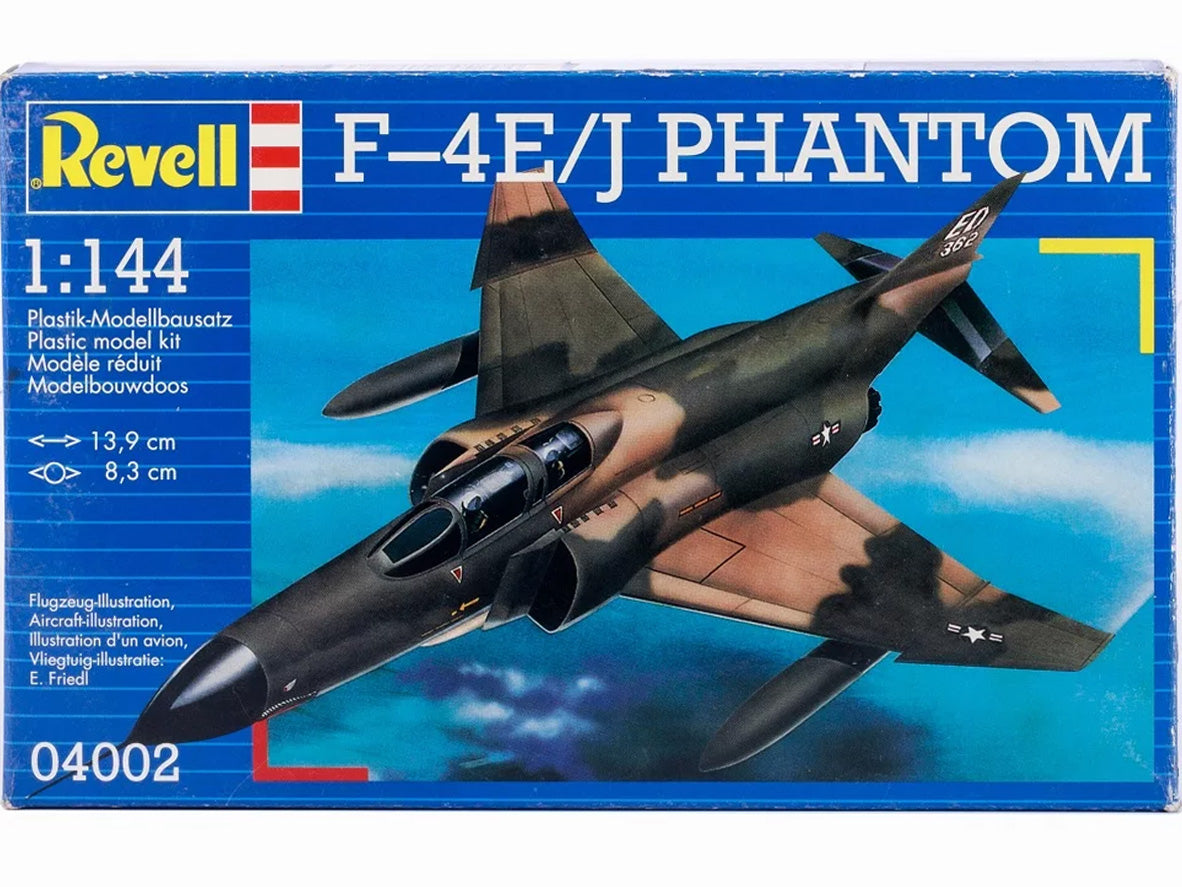 F-4E/J Phantom Fighter Aircraft 1:144 Revell plastic model kit | Scale ...