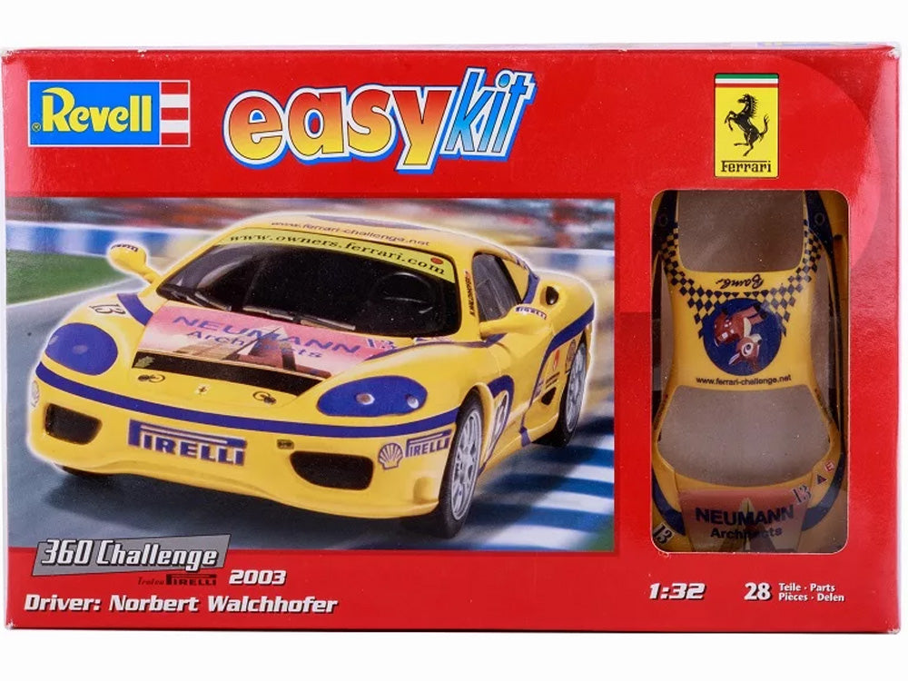 Ferrari 360 Challenge 2003 Norbert Walcchofer 1:32 Revell plastic car ...