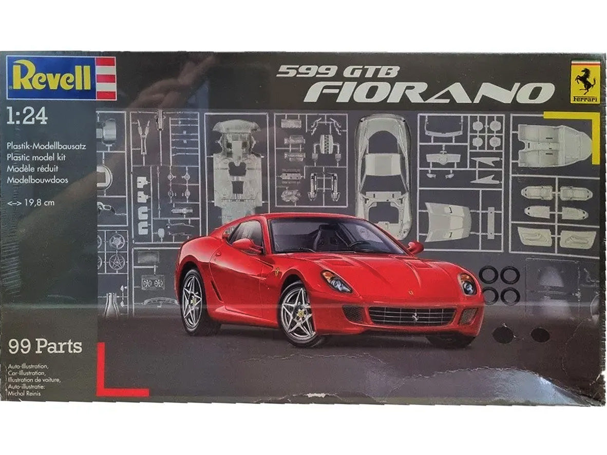Ferrari 599 GTB Fiorano 1:24 Revell plastic scale model cars kit ...