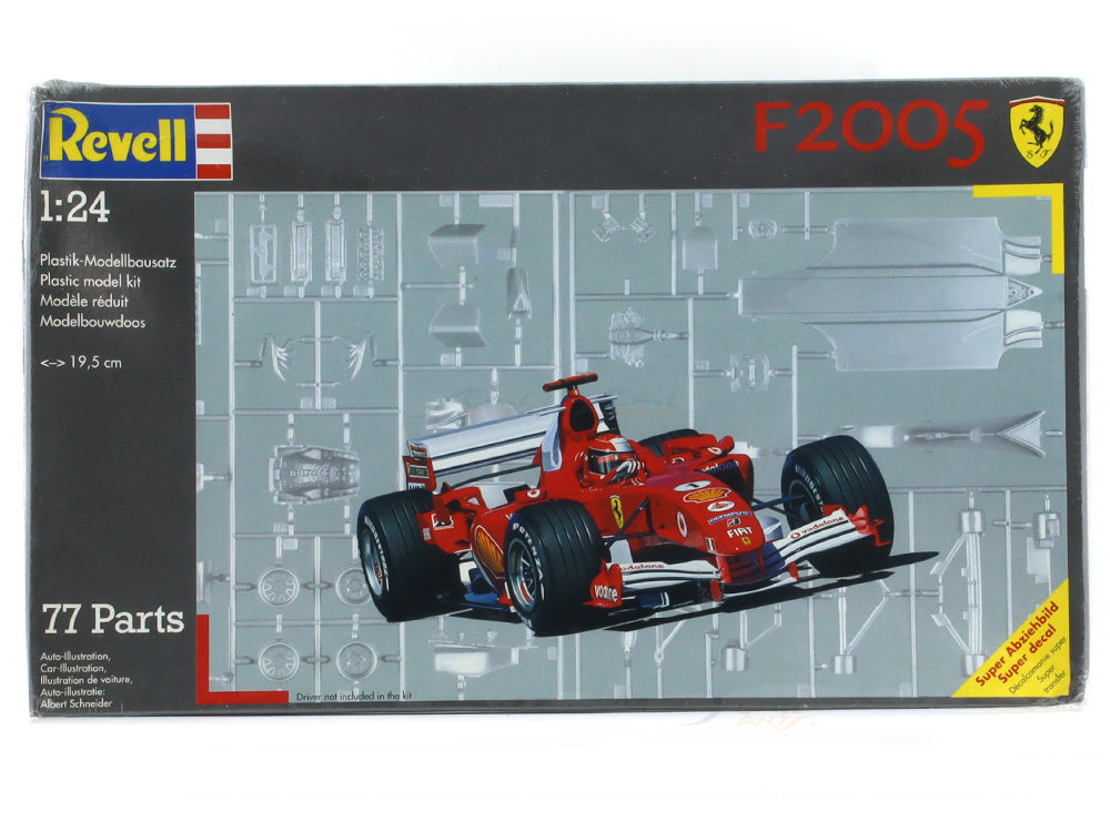 Ferrari F2005 1:24 Revell plastic car model kit | Scale Arts India