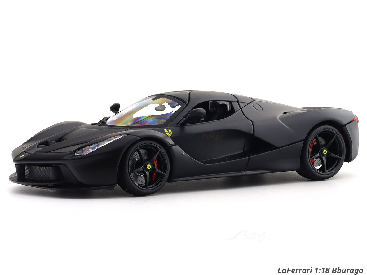 Ferrari LaFerrari matte black Signature Series 1:18 Bburago diecast ...