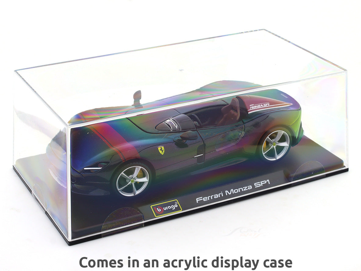 Ferrari Monza SP1 with Acrylic case 1:24 Bburago licensed diecast Scale ...