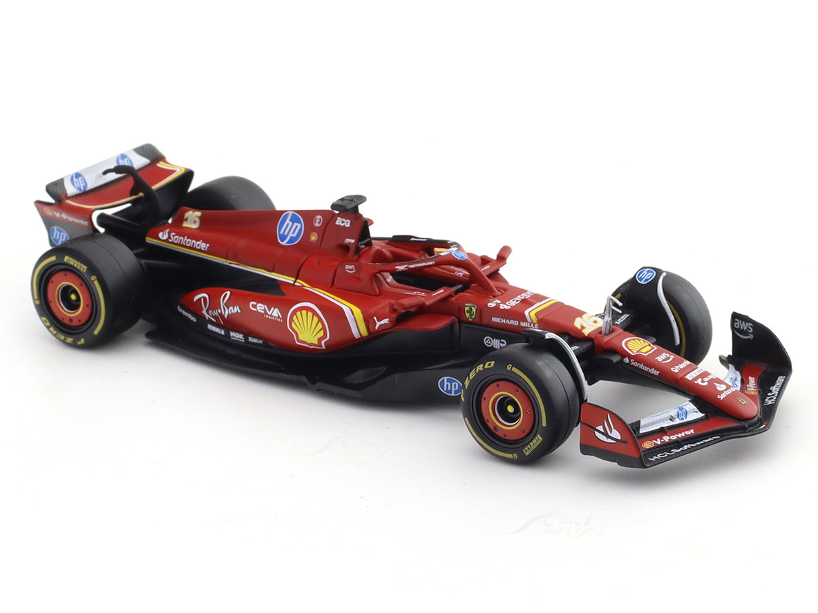 2024 Ferrari SF-24 No. 16 1:43 Bburago licensed Formula 1 diecast scale ...