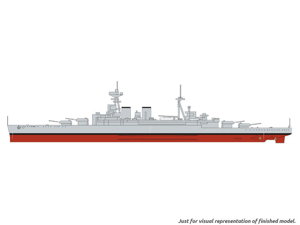 HMS Hood 1:600 Airfix plastic model kit Warship | Scale Arts India