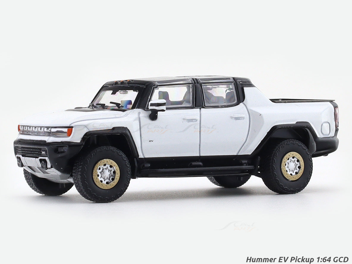 Hummer EV Pickup White 1:64 GCD diecast scale model car miniature ...
