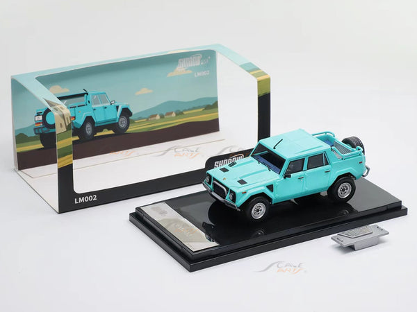 Lamborghini LM002 Blue 1:64 Shadow Pro Diecast Model Car | Classic Off ...