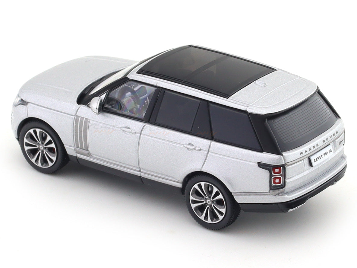 Land-Rover Range Rover Silver 1:64 Masadi diecast scale model miniature ...