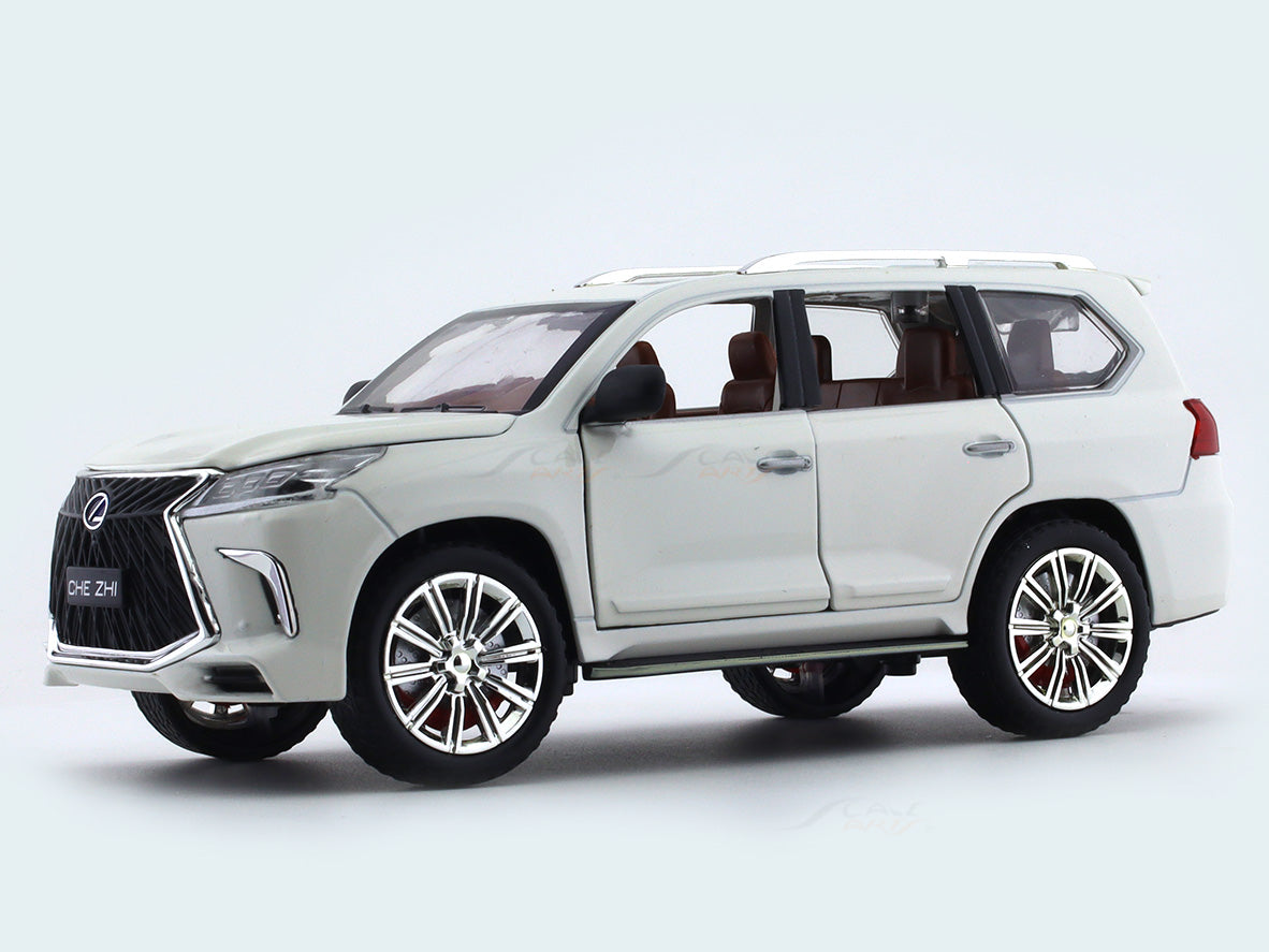 Lexus LS750 white 1:24 diecast toy car alloy toy with lights | Scale ...