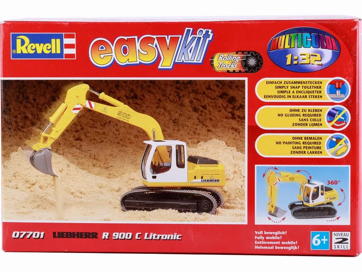 Liebherr R 900 C Litronic 1:32 Revell easy kit plastic model kit ...