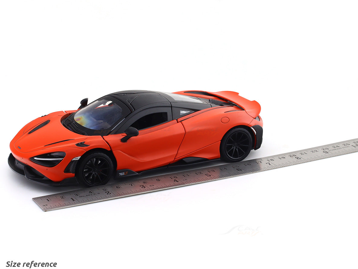 McLaren 765LT Matte Red 1:24 MSZ licensed diecast Scale Model car ...
