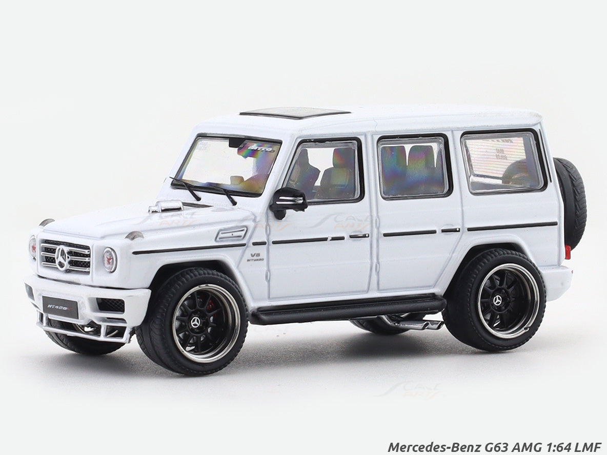 Mercedes-Benz G63 AMG White 1:64 LMF diecast scale model car miniature ...