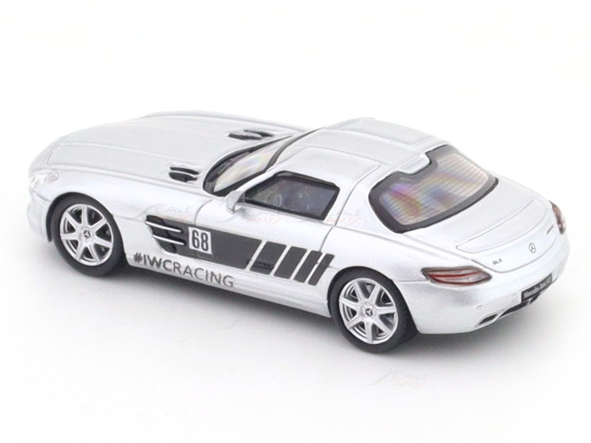 Mercedes-Benz SLS AMG with figure 1:64 TimeMicro diecast scale model ...