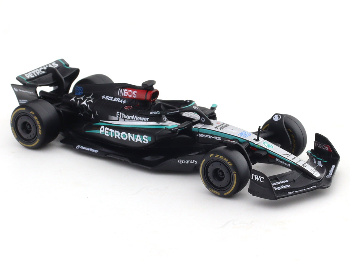 2024 Mercedes-Benz W15 No.63 1:43 Bburago licensed Formula 1 diecast ...