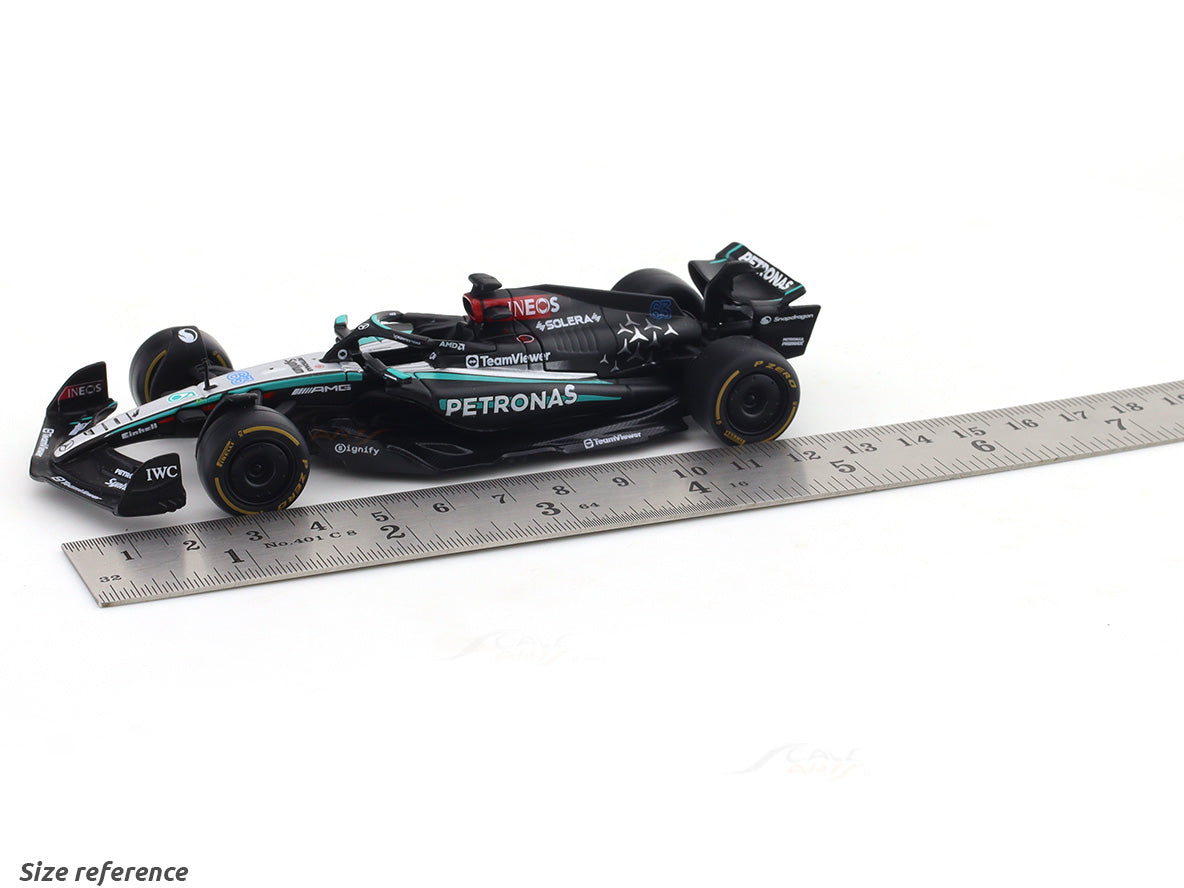 2024 Mercedes-Benz W15 No.63 1:43 Bburago licensed Formula 1 diecast ...