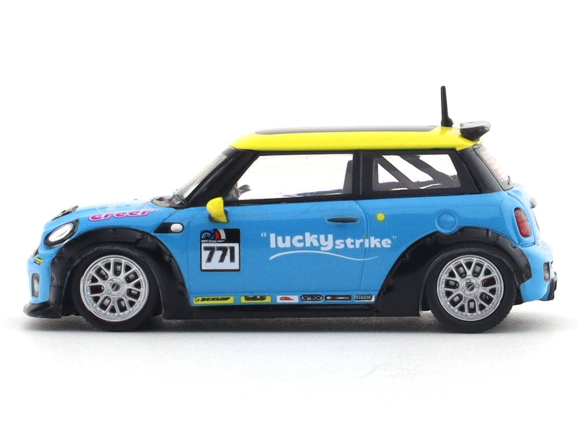 Mini Cooper R56 Lucky Strike with figure 1:64 Time Micro Diecast Scale ...